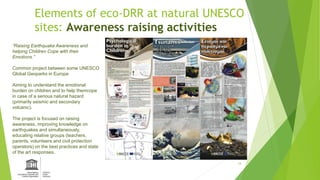 Integration of eco-DRR at natural UNESCO sites, Soichiro YASUKAWA | PPTX