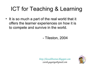 Integration of ICT & Reading Comprehension | PPT
