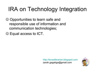Integration of ICT & Reading Comprehension | PPT