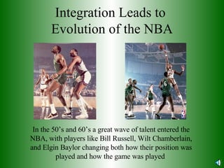 Integration of the NBA | PPT