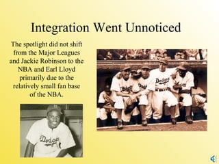 Integration of the NBA | PPT