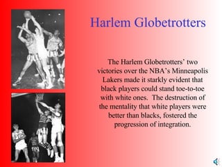 Integration of the NBA | PPT