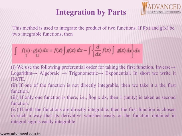 Integration presentation