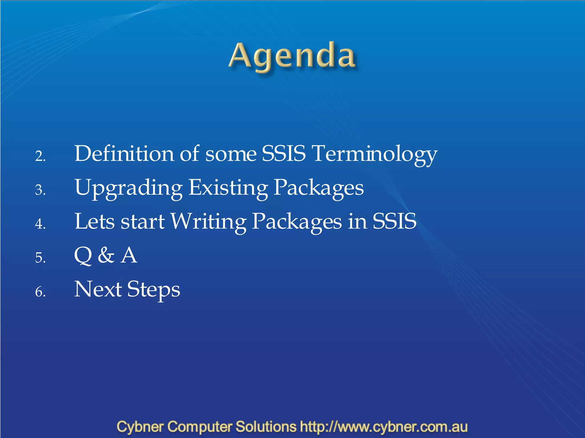 Integration Services Presentation | PPT