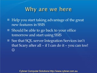 Integration Services Presentation | PPT