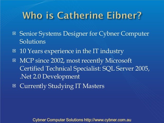 Integration Services Presentation | PPT