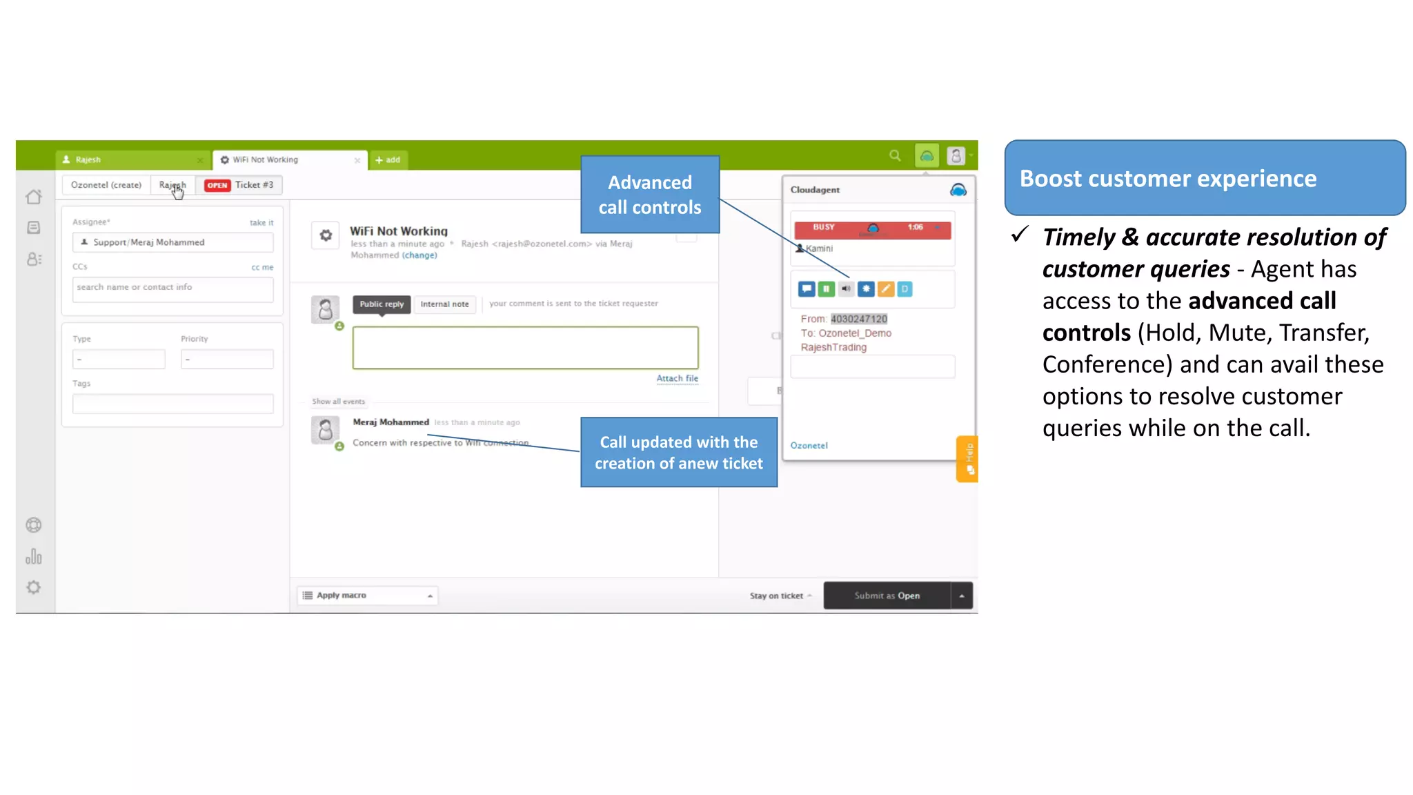 Integration zendesk - ozonetel | PDF