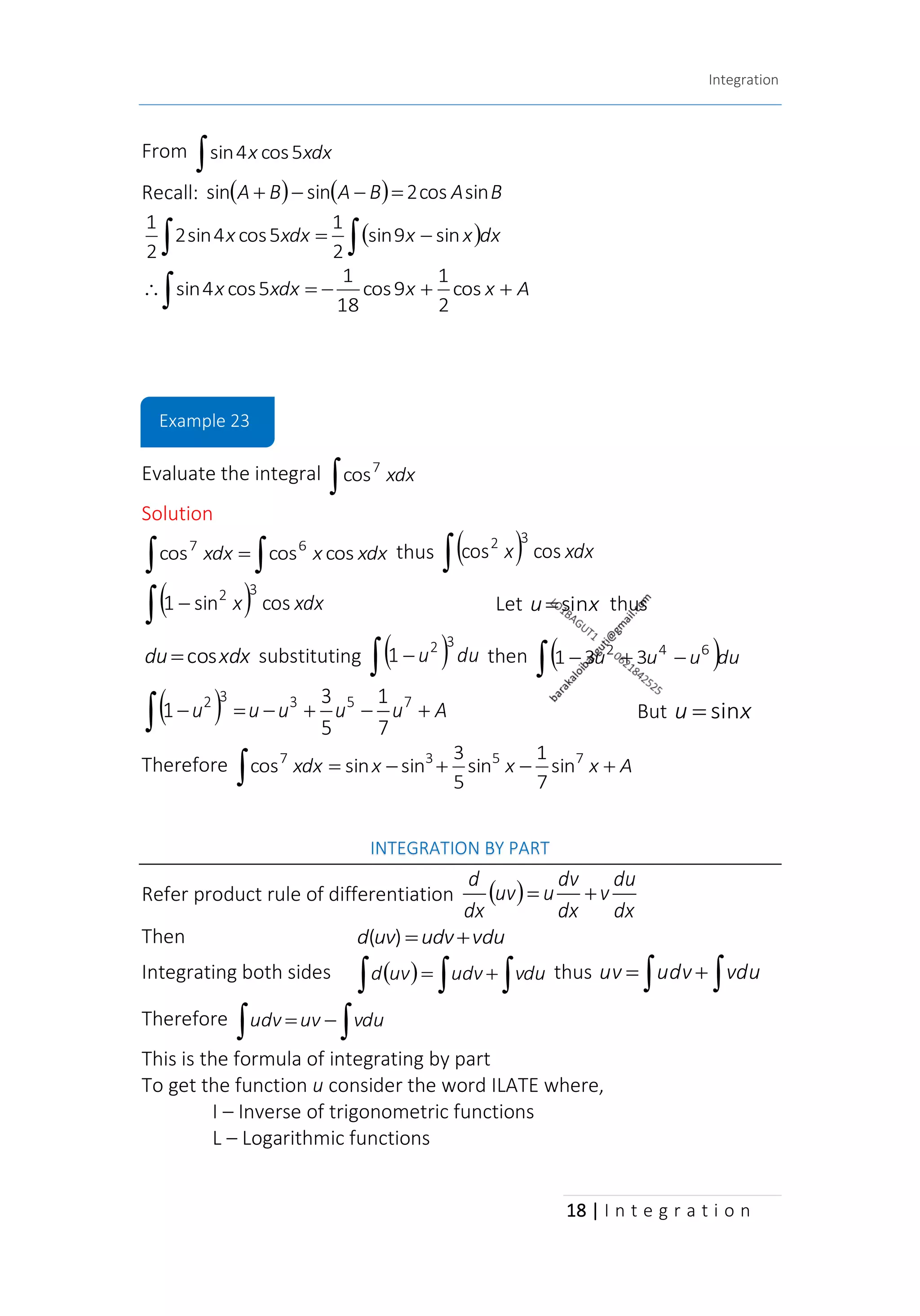 Calculus Integration.pdf | Physics | Science