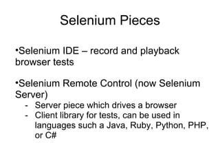 Integration and Acceptance Testing | PPT