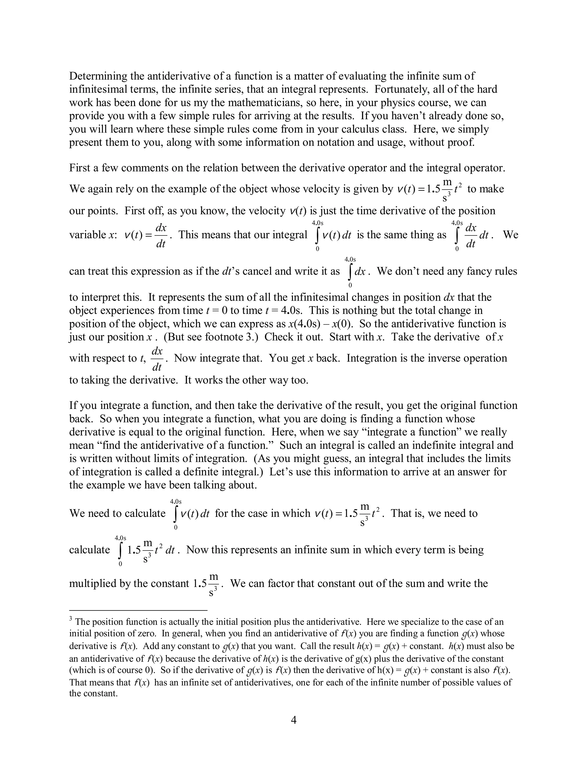 Integration basics | PDF