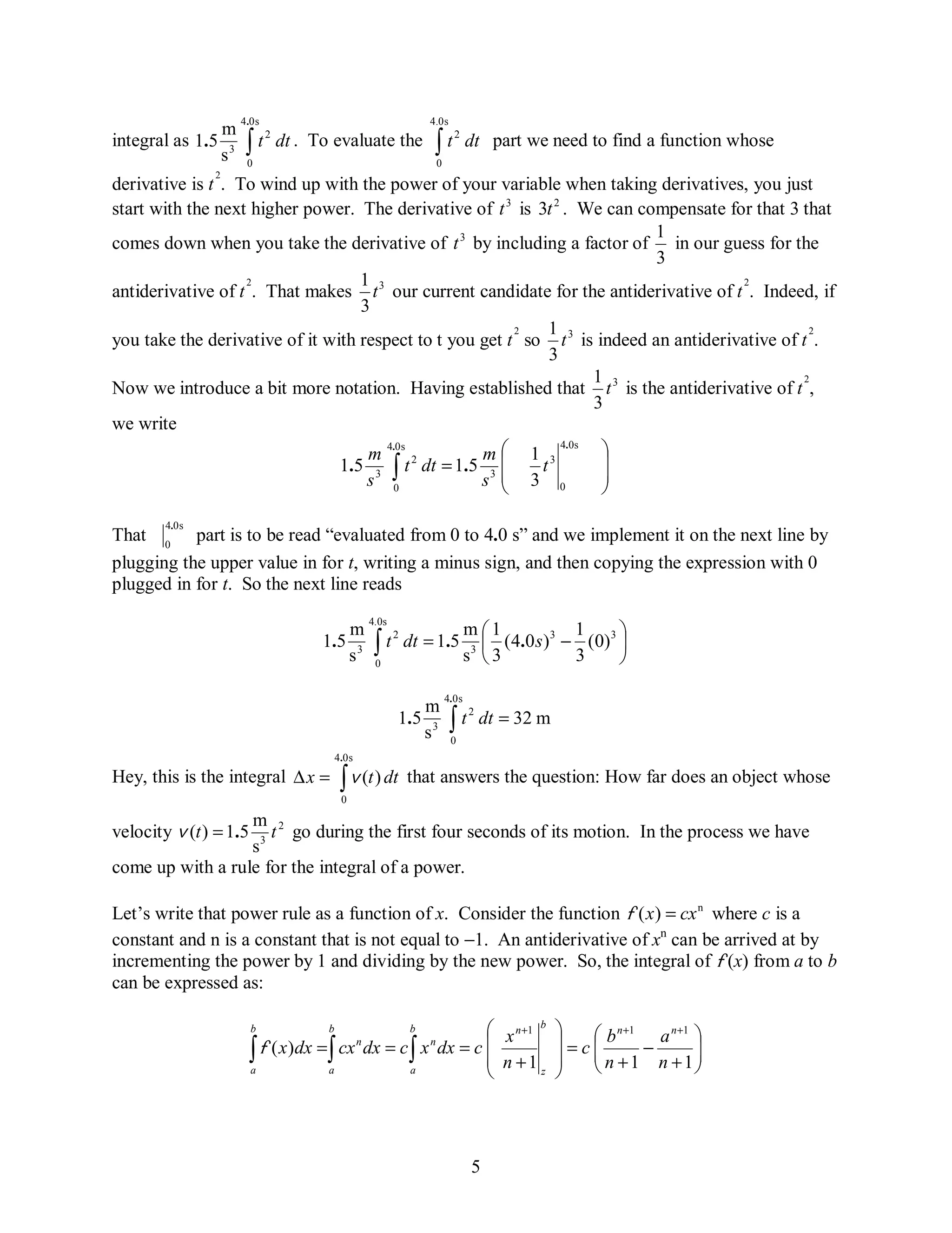 Integration basics | PDF