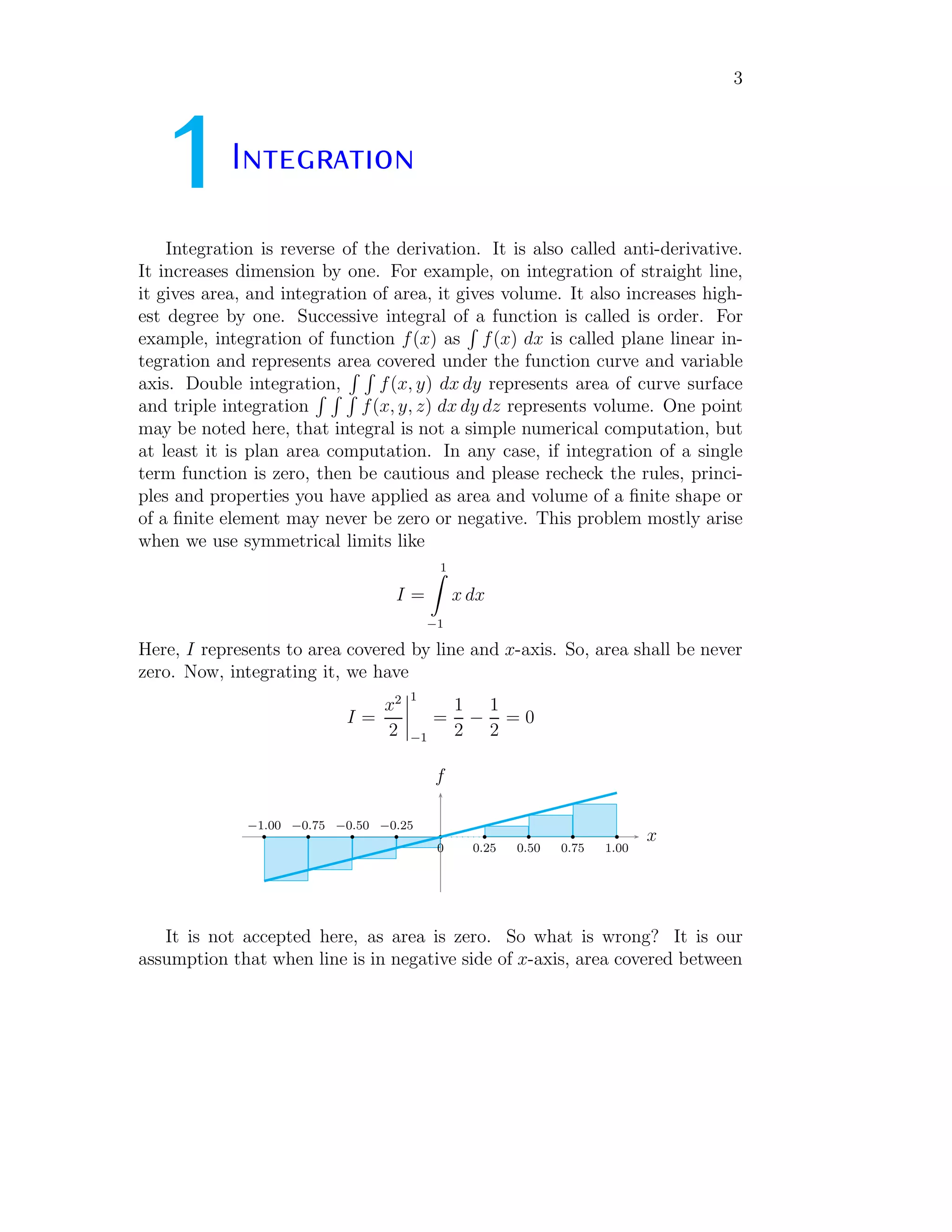 Principle of Integration - Basic Introduction - by Arun Umrao | PDF