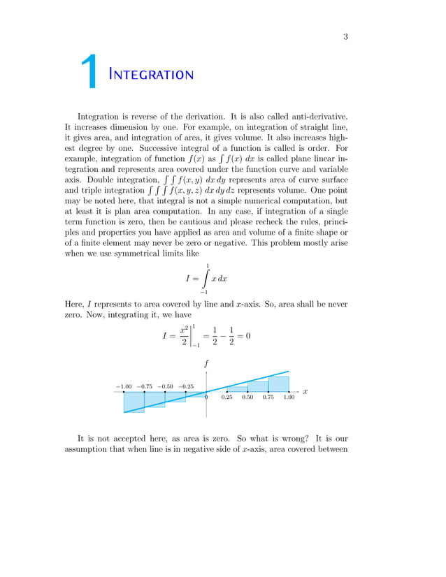 Principle of Integration - Basic Introduction - by Arun Umrao | PDF