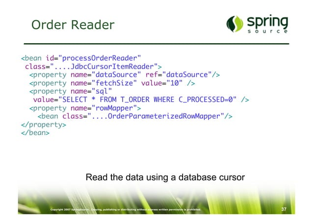 Spring Web Service, Spring Integration and Spring Batch | PPT