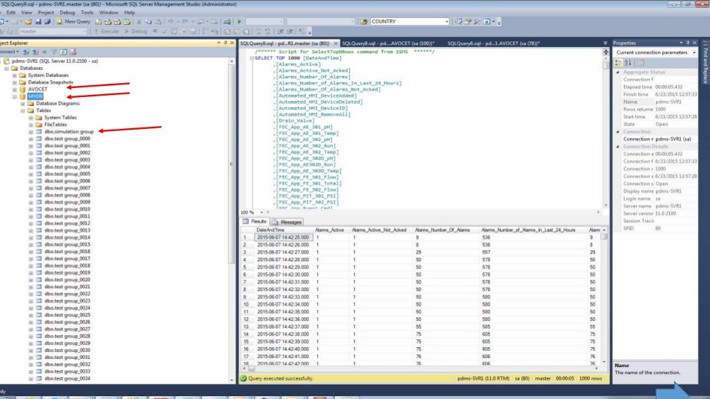 Integration between DCS and AVOCET