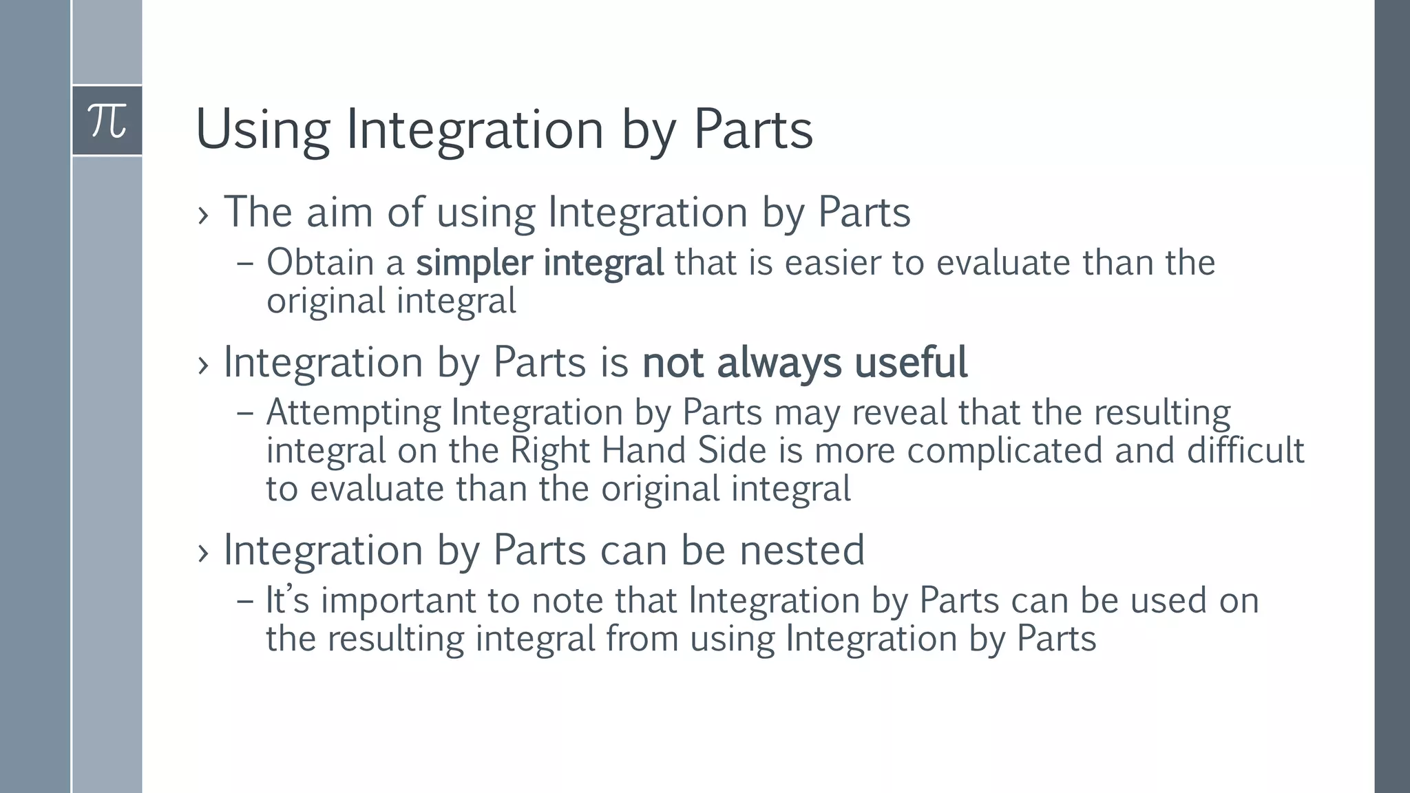 Integration By Parts | PPTX