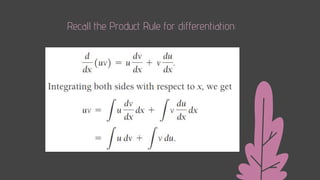 Integration by parts | PPTX