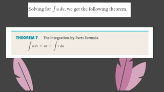 Integration by parts | PPTX