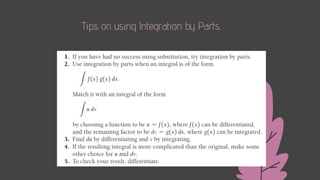Integration by parts | PPTX
