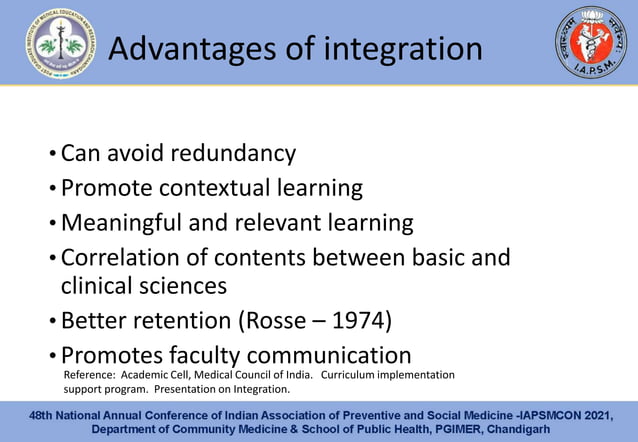 Integration in Competency based medical education | PPT