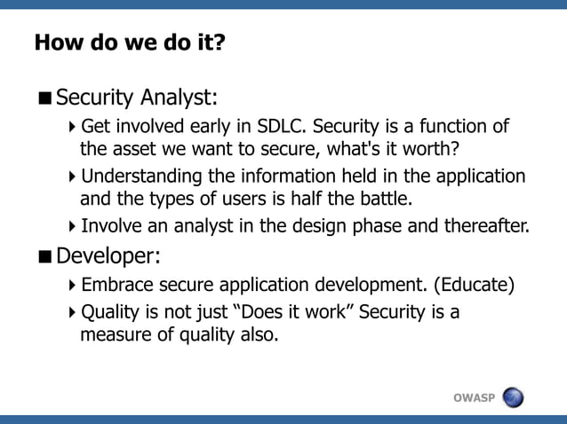 Integration into the Secure SDLC Process.ppt Integration into the Secure SDLC Process.ppt