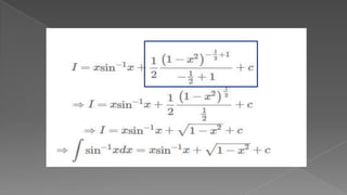 Integration involving inverse trigonometric functions | PPTX | Physics ...