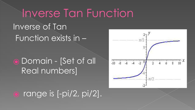 Integration involving inverse trigonometric functions | PPTX | Physics | Science