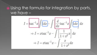 Integration involving inverse trigonometric functions | PPTX