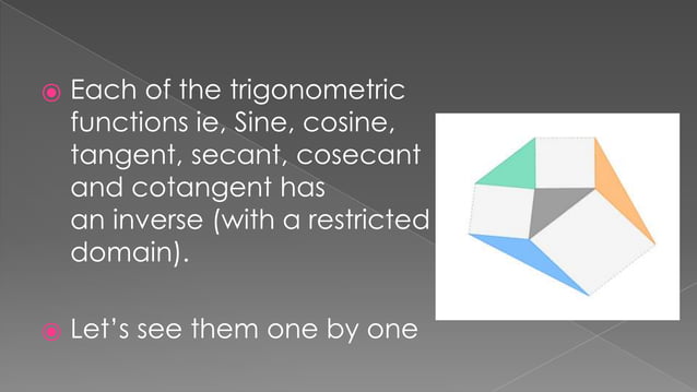Integration involving inverse trigonometric functions | PPTX | Physics ...