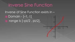 Integration involving inverse trigonometric functions | PPTX