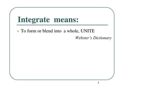 Integration ladder | PPTX