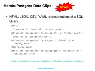 Integrating Force.com with Heroku | PPT