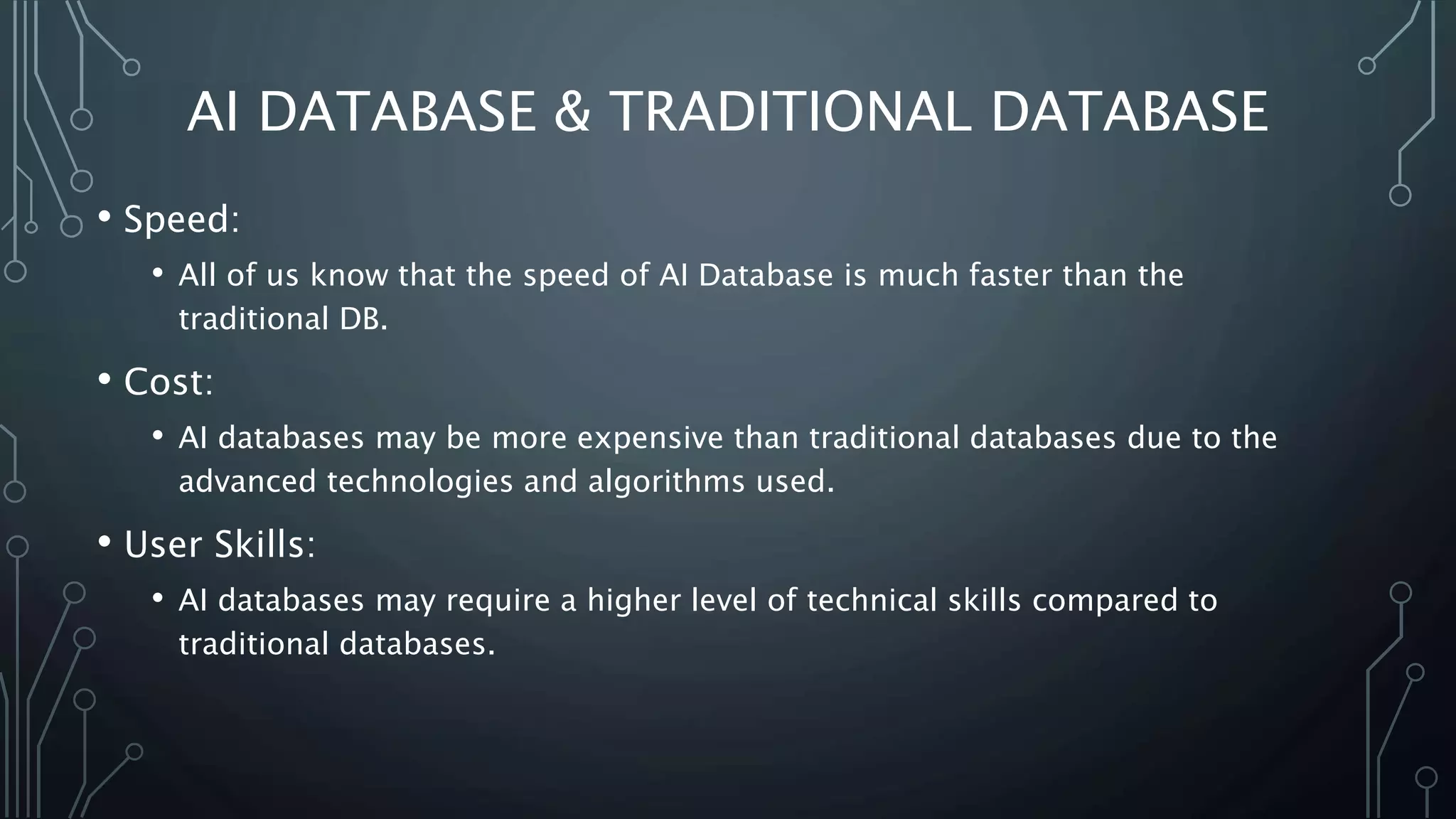 Integration of ai & dbms 2.pptx | Databases | Computer Software and Applications