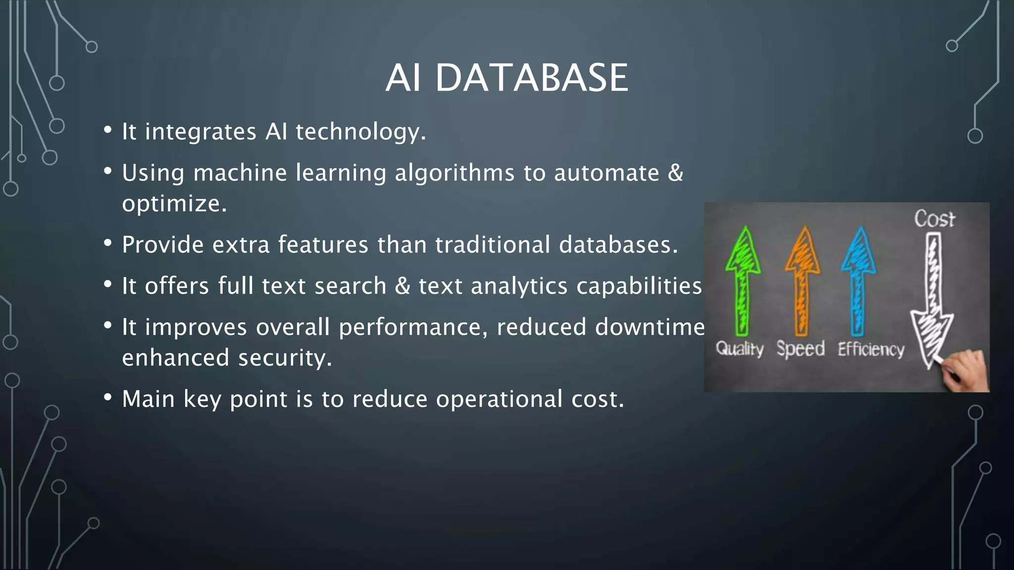 Integration of ai & dbms 2.pptx | Databases | Computer Software and Applications