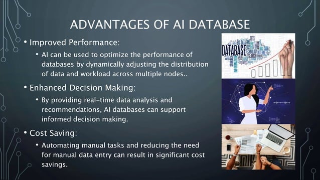 Integration of ai & dbms 2.pptx | Databases | Computer Software and ...