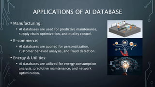 Integration of ai & dbms 2.pptx | Databases | Computer Software and Applications