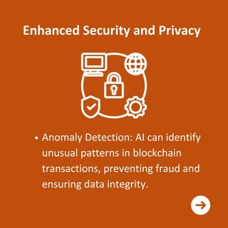 Integration of AI in Blockchain Key Use Cases | PDF