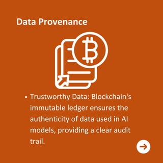 Integration of AI in Blockchain Key Use Cases | PDF