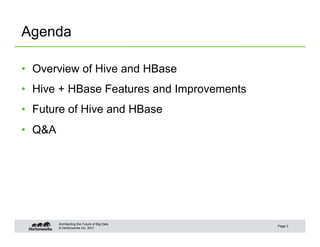 Integration of Hive and HBase | PDF