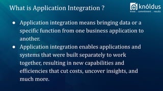 Integration of Appilcations | PPT