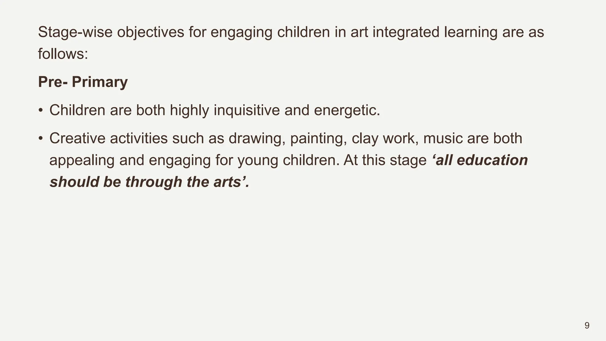 Art Integrated Learning: Indian Perspective | PPTX