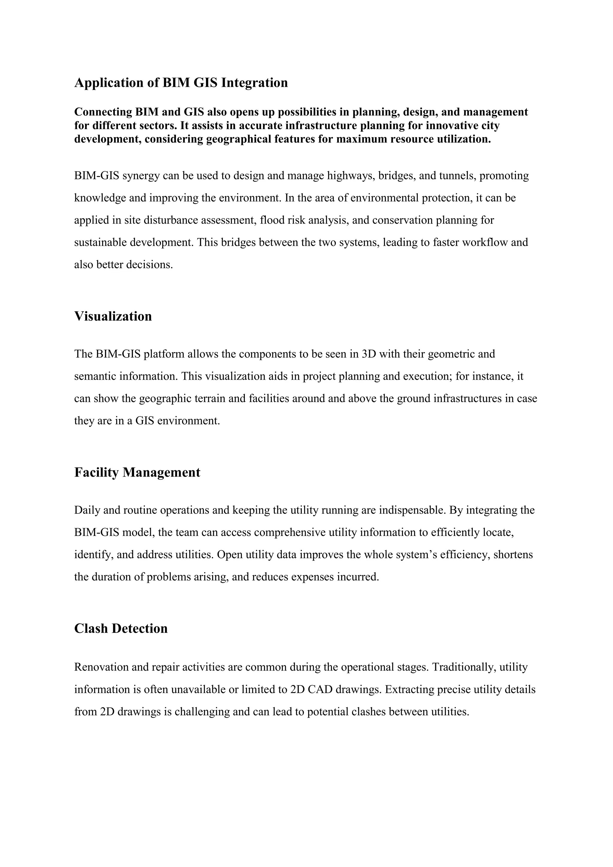 Integration of BIM & GIS: A Comprehensive Overview | PDF
