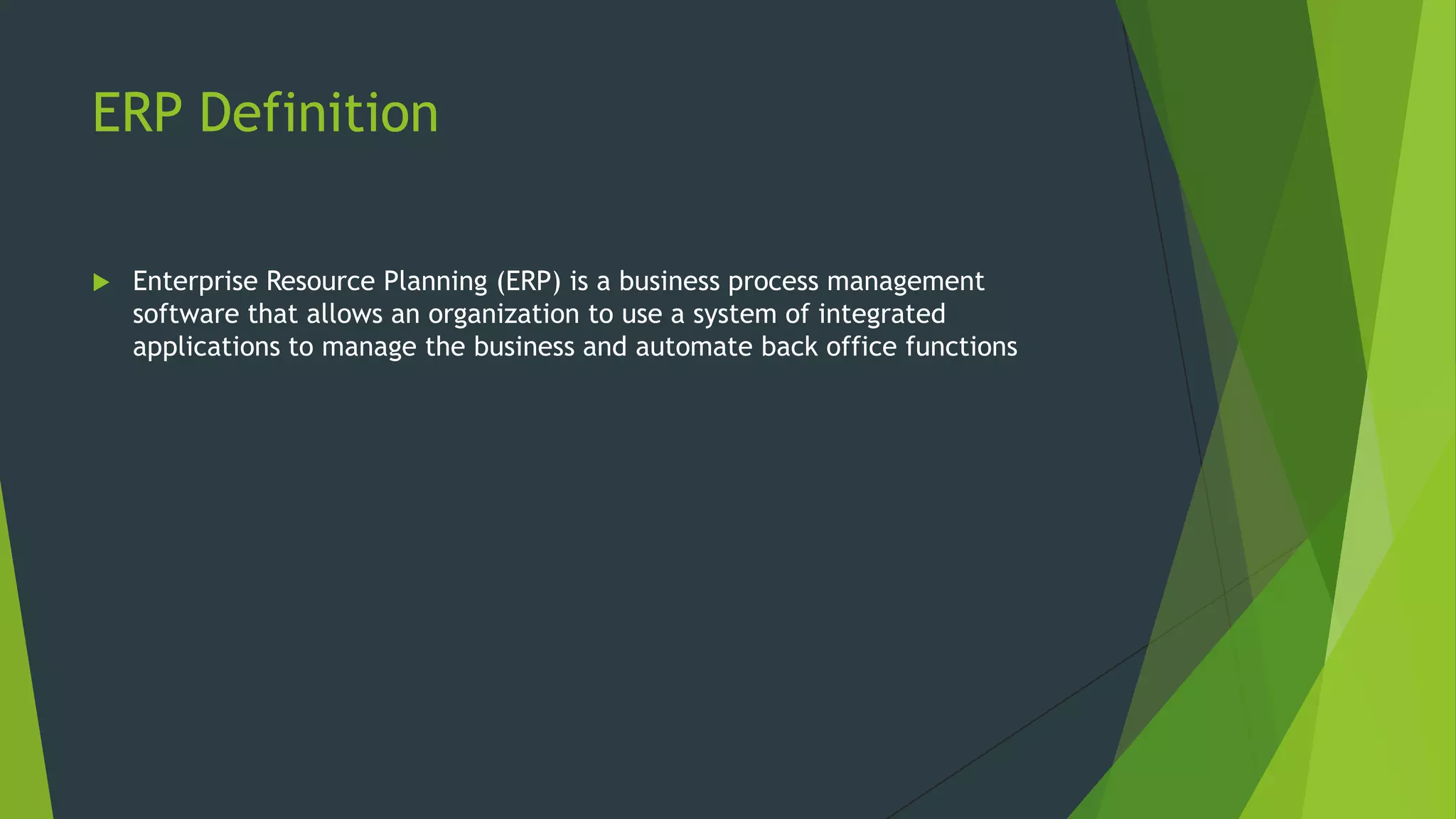Integration of erp in banking sector | PPTX