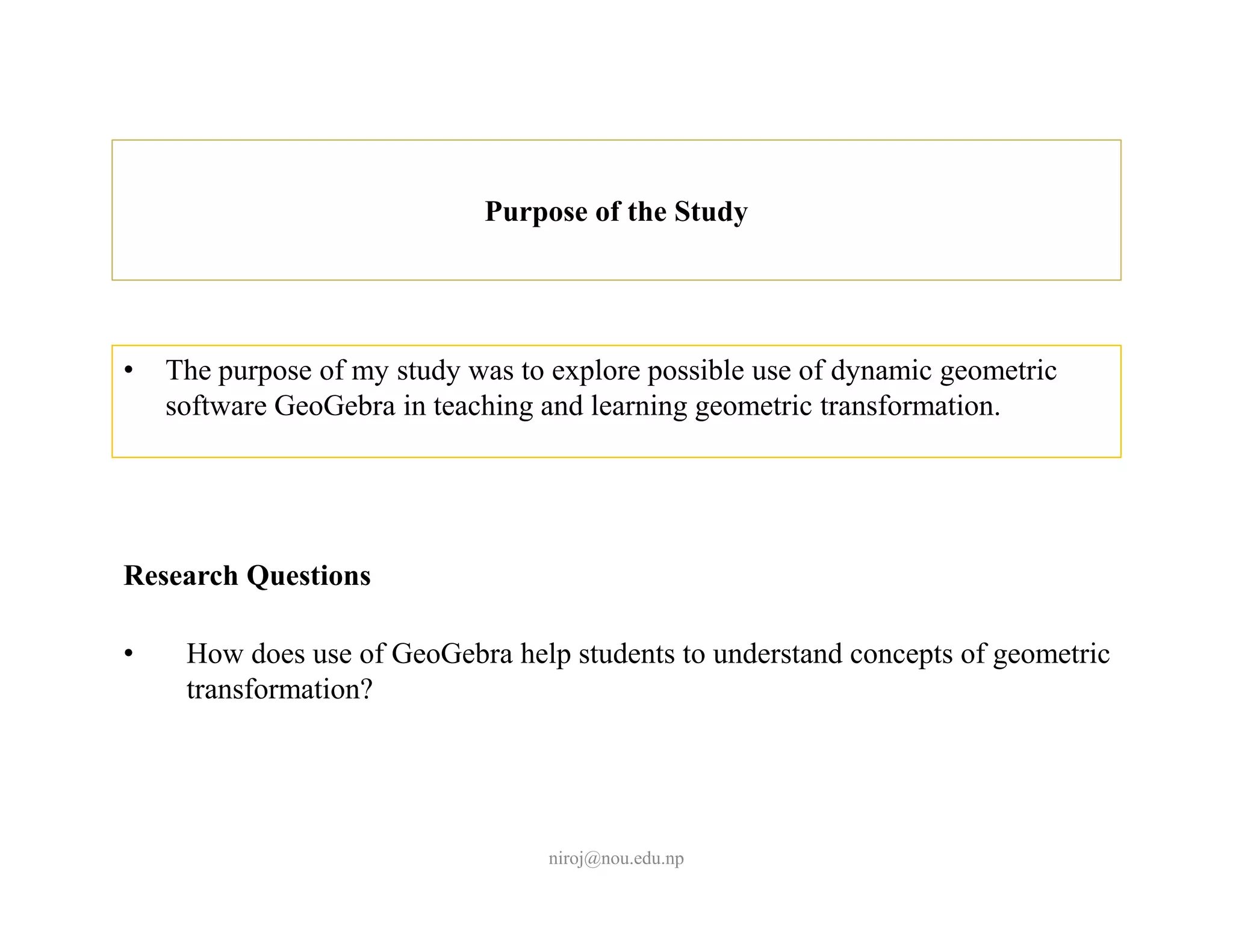 Integration of GeoGebra in Teaching Mathematics | PDF