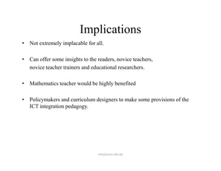 Integration of GeoGebra in Teaching Mathematics | PDF