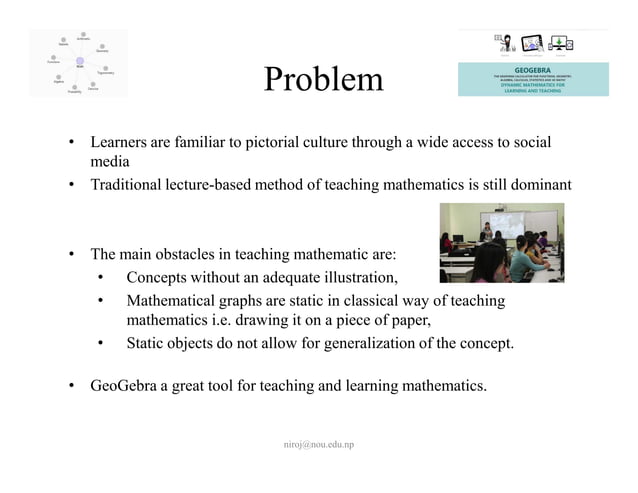 Integration of GeoGebra in Teaching Mathematics | PDF | Educational Assessment | Education