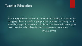 Integration of ICT in Teacher Education/ Teacher Edcation and ICT | PPT