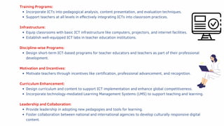 Integration of ICT in Teacher Education Classroom and Administration ...
