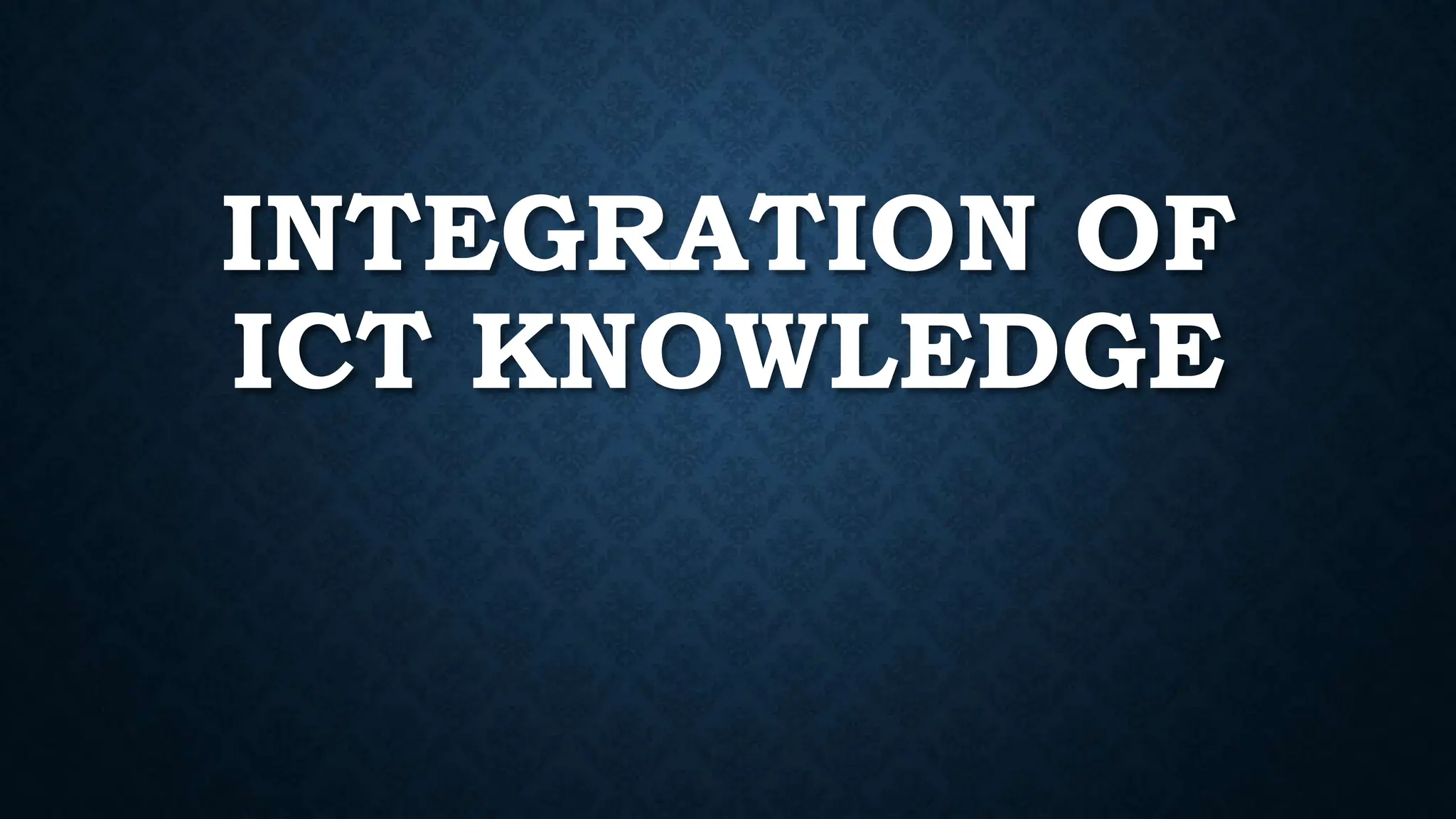 INTEGRATION OF ICT KNOWLEDGE (Empowerment Technology )pptx | PPTX