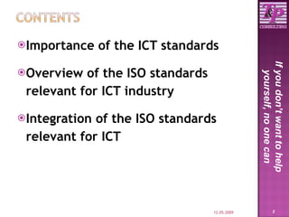 Integration of ICT Standards | PPT